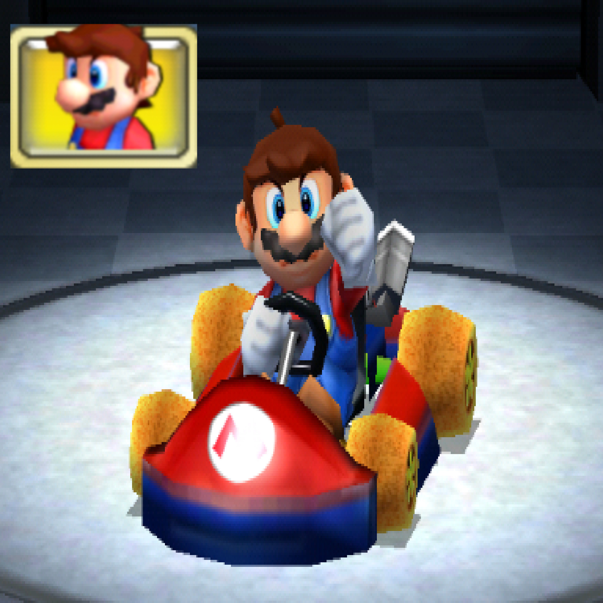 Mario no hat Mod for Mario Kart 7 | MK7 Mods