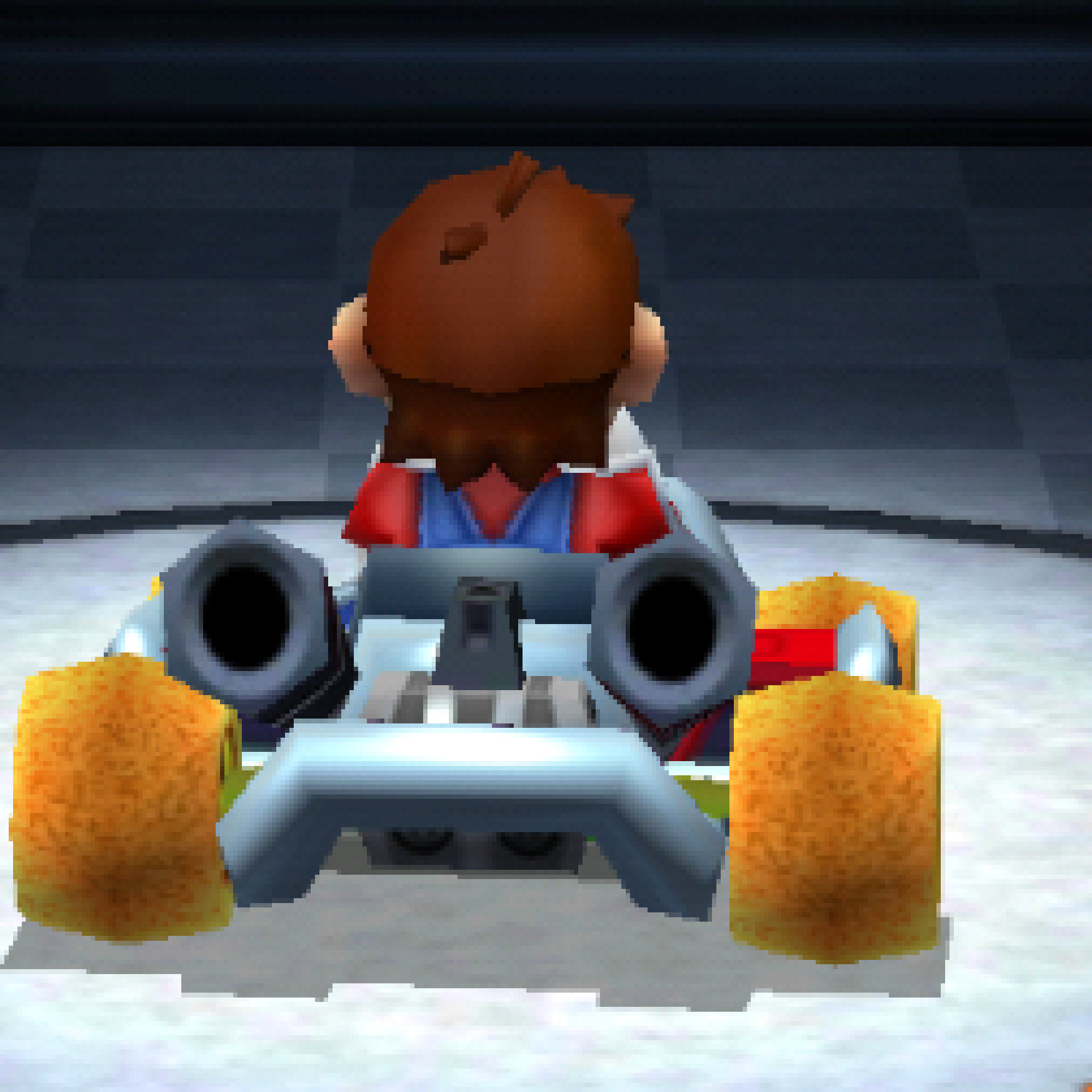 Mario no hat Mod for Mario Kart 7 | MK7 Mods