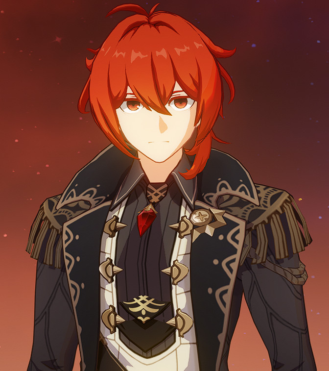 Diluc Shiro's Face Edit REWORKED Mod for Genshin Impact | GI Mods