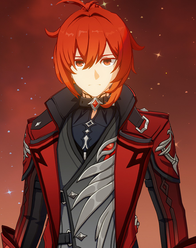 Diluc Shiro's Face Edit REWORKED Mod for Genshin Impact | GI Mods