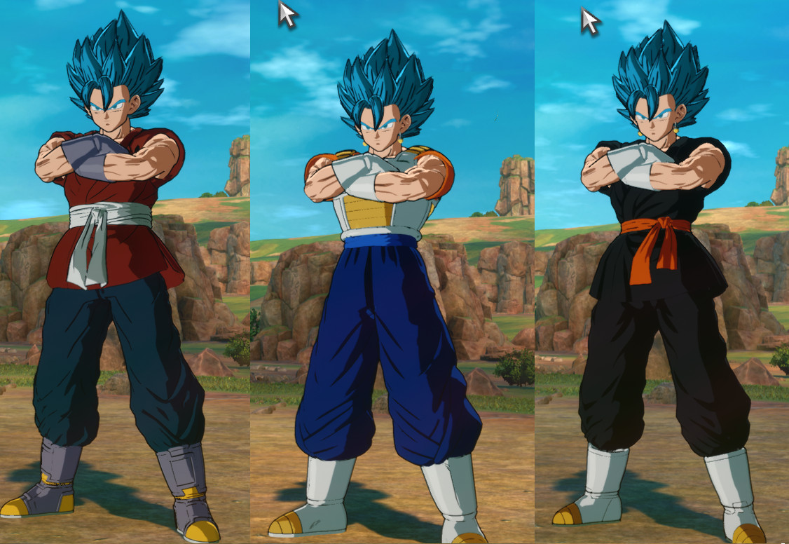 Vegito Extra Outfits + Kaioken/Barrier! Mod for Dragon Ball: Sparking ...