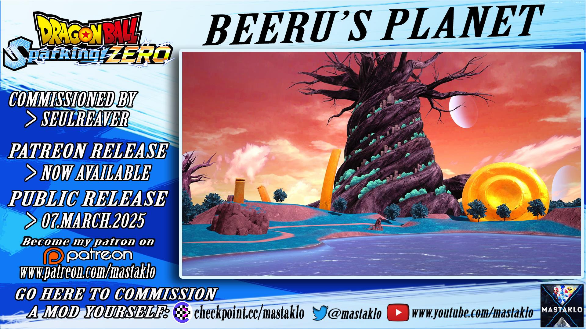 Beerus' Planet Mod for Dragon Ball: Sparking! ZERO | DBSZ Mods