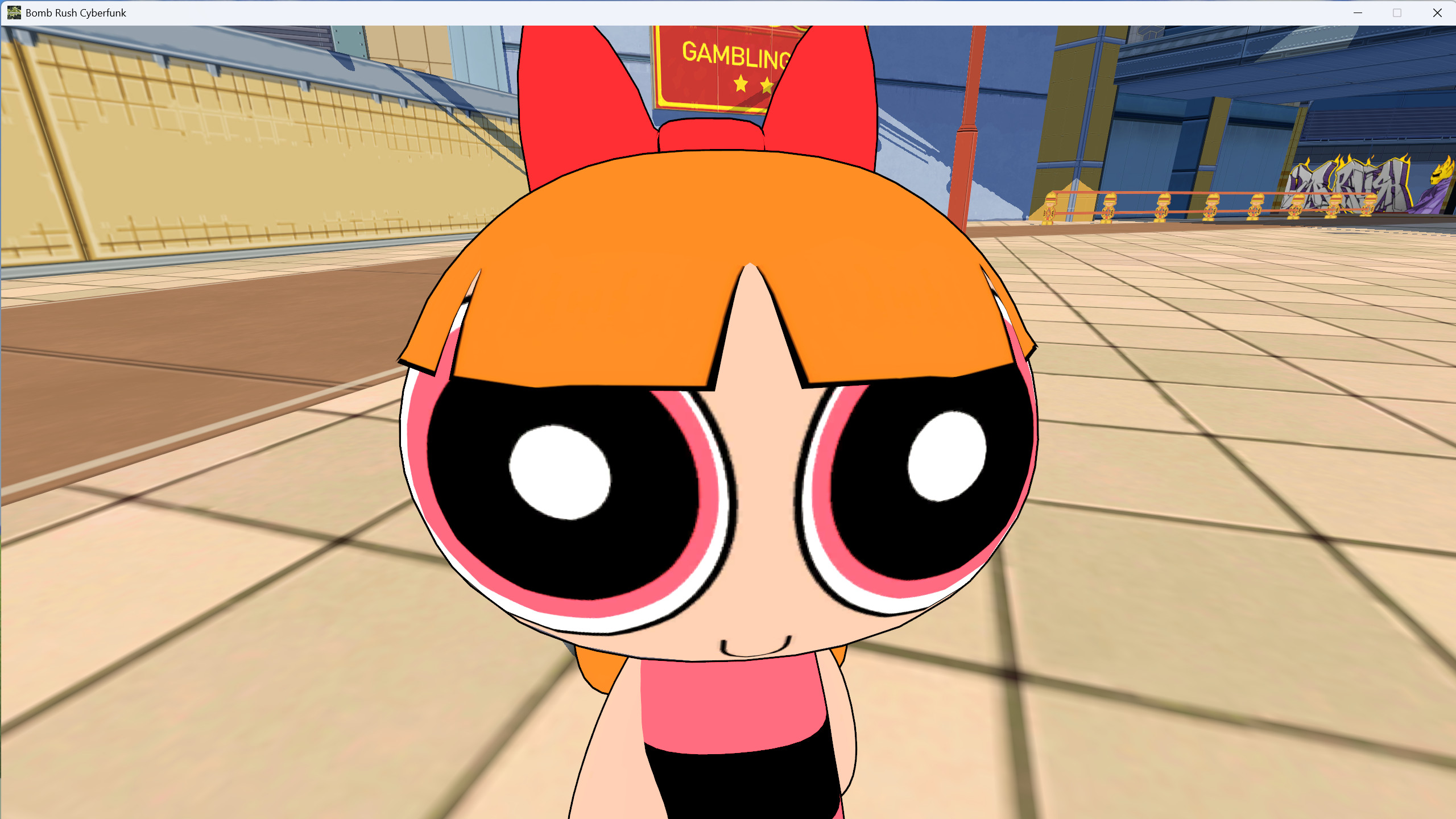 Blossom (Powerpuff Girls) Mod for Bomb Rush Cyberfunk | BRC Mods