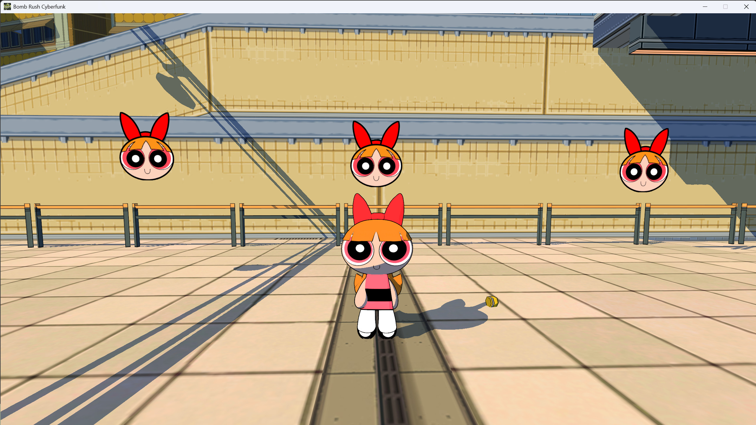 Blossom (Powerpuff Girls) Mod for Bomb Rush Cyberfunk | BRC Mods