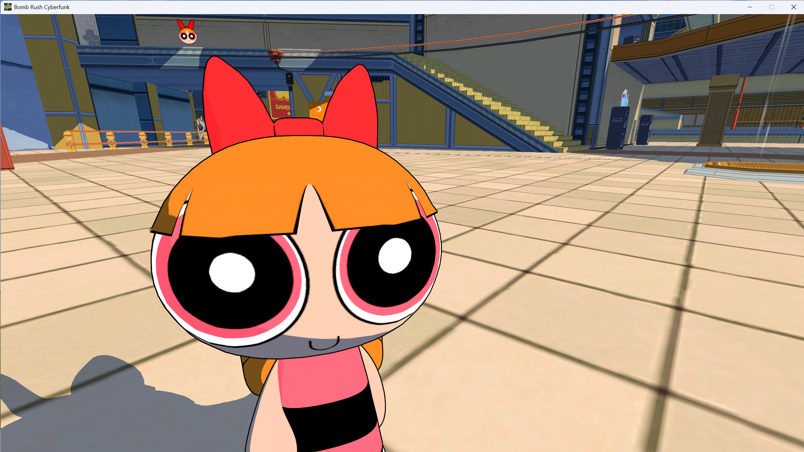 Blossom (Powerpuff Girls) Mod for Bomb Rush Cyberfunk | BRC Mods