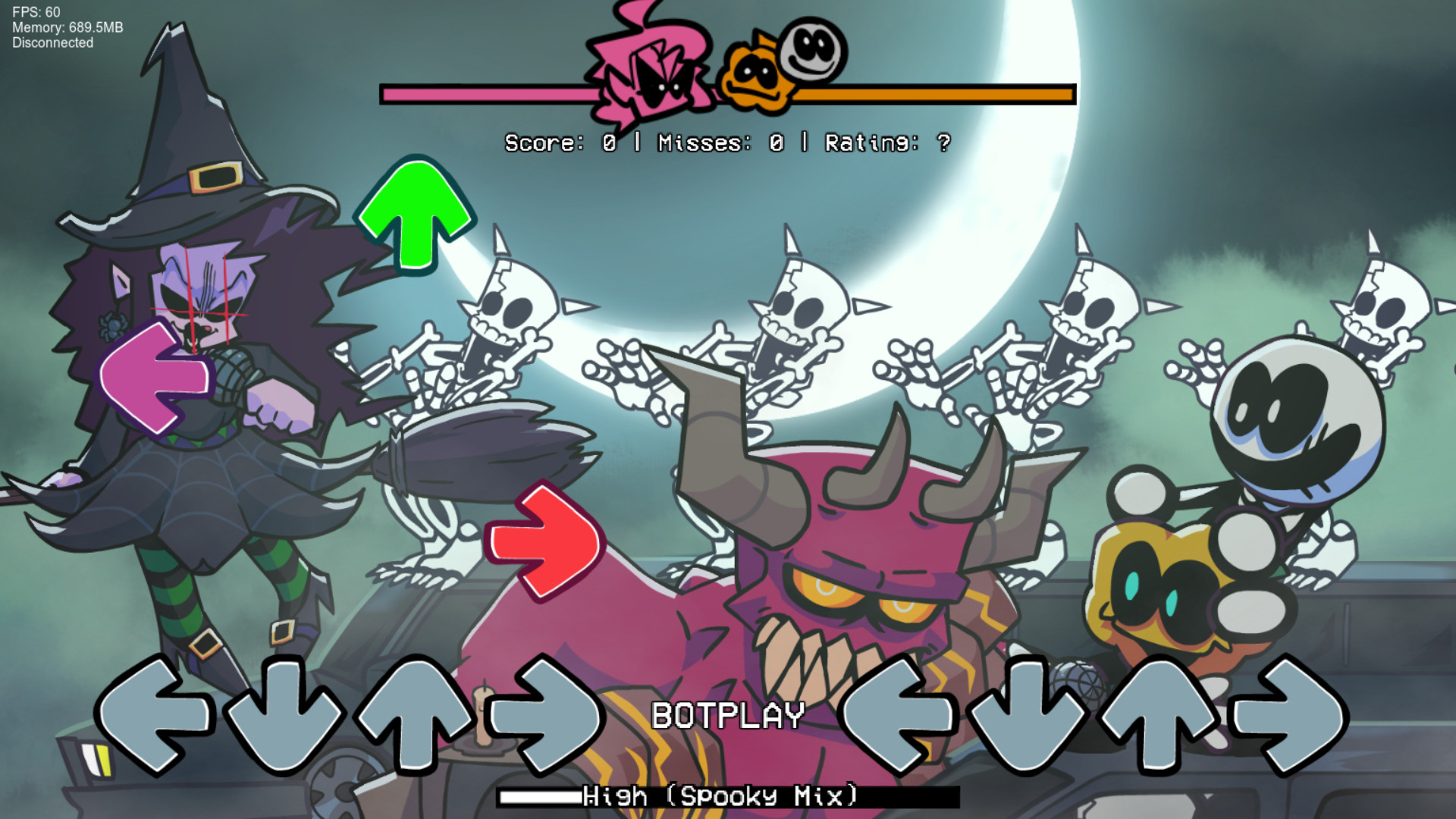 FNF: Spooky Mix V2 Psych Engine Port Mod for Friday Night Funkin' | FNF ...