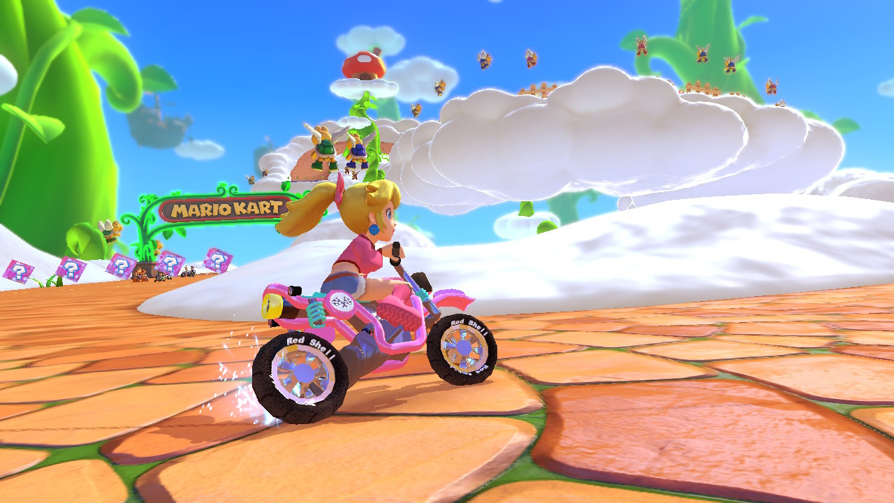Mario Kart World - SIMPLE Peach Touring Mod for Mario Kart 8 Deluxe ...