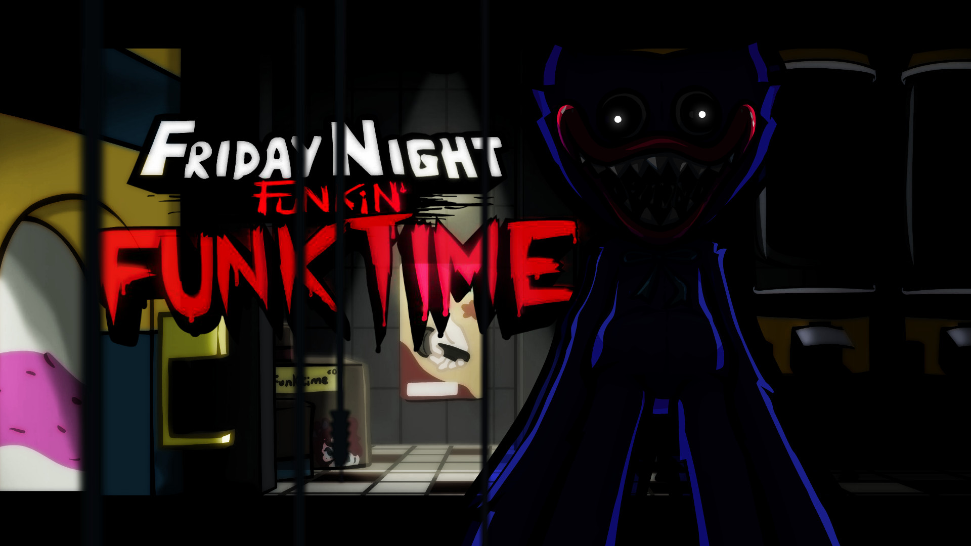 "FNF: Funktime" | VS Huggy Wuggy [Chapter 1] Mod for Friday Night ...