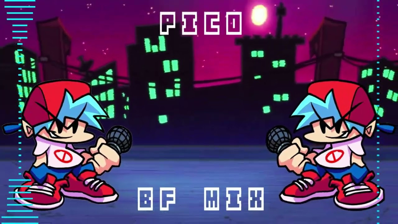 PICO (BF MIX) - FANMADE Mod for Friday Night Funkin' | FNF Mods