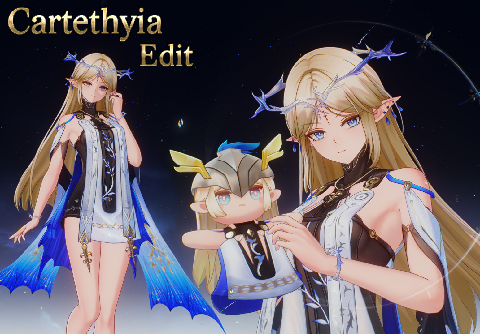 Cartethyia Smaller Head Edit + No Shoes Mod for Wuthering Waves | WuWa Mods