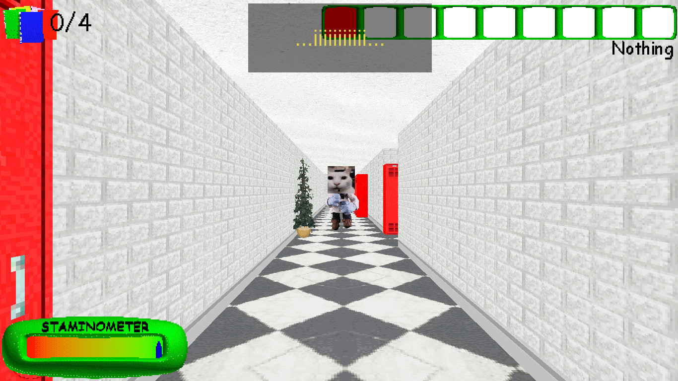 Canny Cat Over Dr Reflex Mod for Baldi's Basics | Baldi Mods