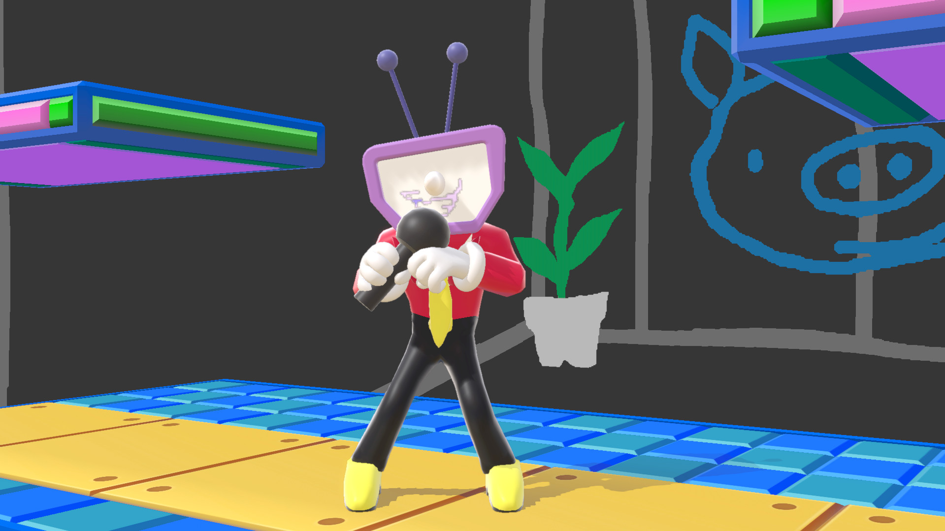 Mr (Ant) Tenna "Silly Dancing" over Captain Falcon Mod for Super Smash ...