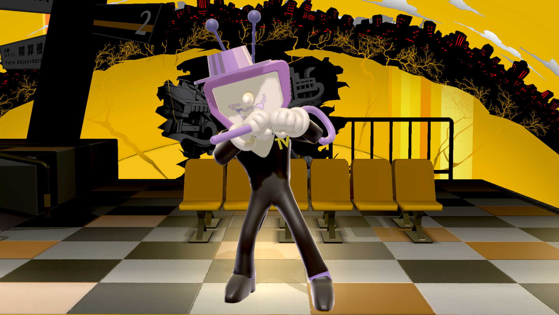 Mr (Ant) Tenna "Silly Dancing" over Captain Falcon Mod for Super Smash ...