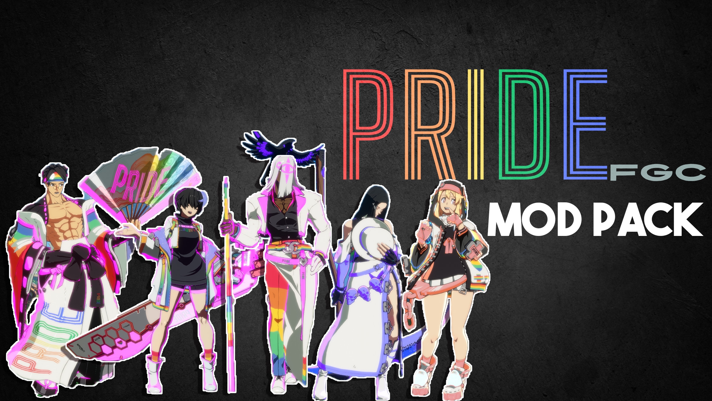 PRIDE Fgc Mod Pack Mod for GUILTY GEAR -STRIVE- | GGST Mods