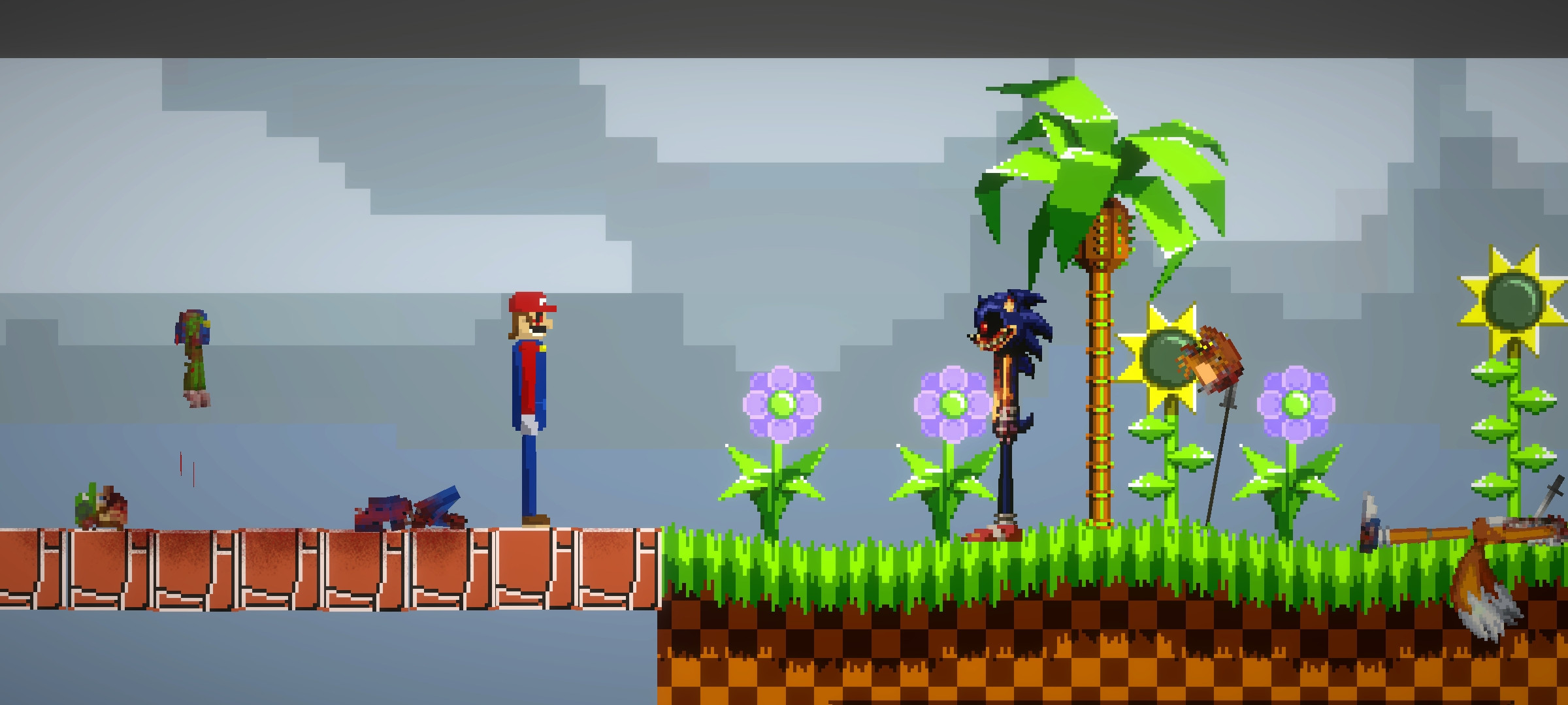 Mario Madness Mario exe Mod for Melon Playground | MPG Mods