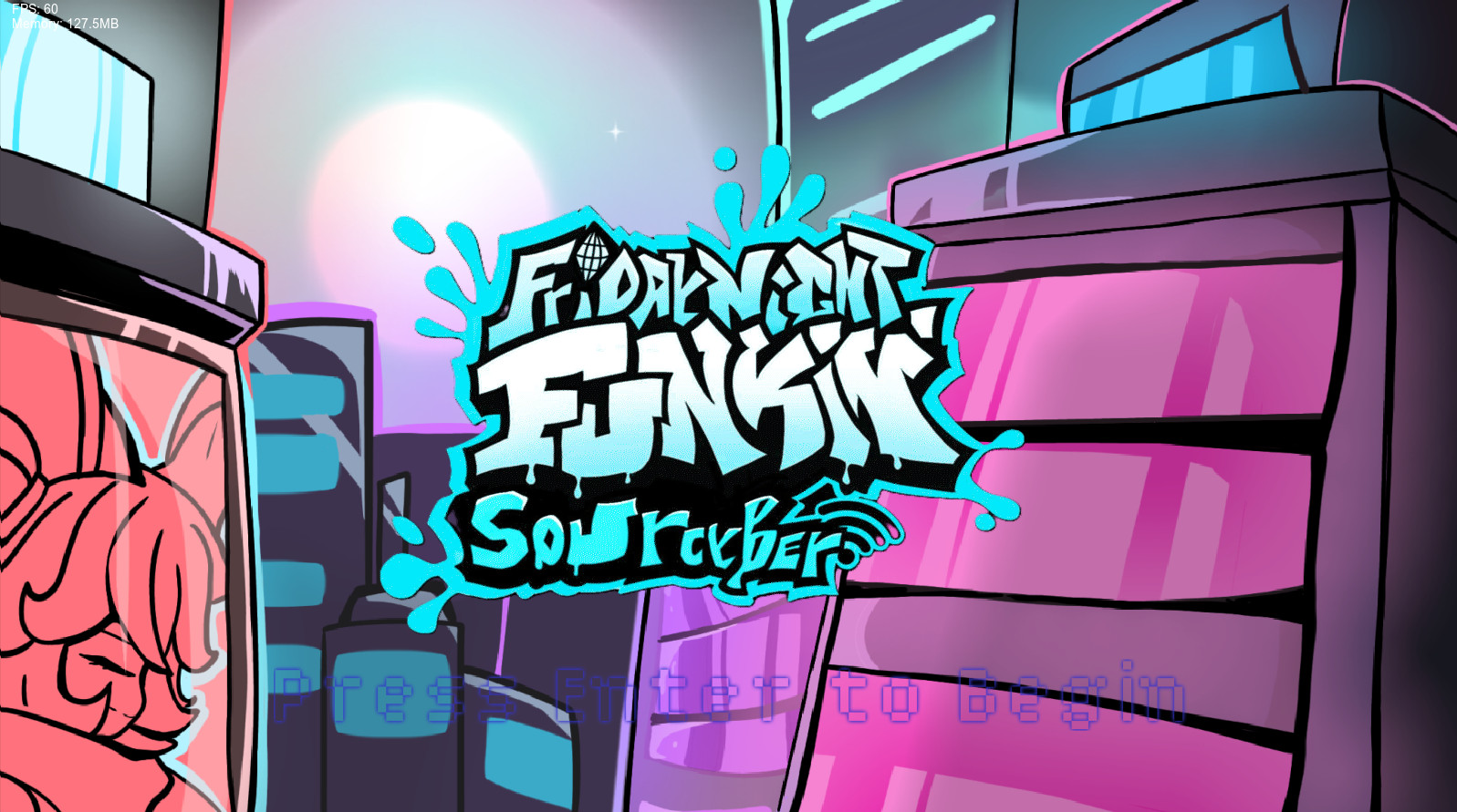 Sourcyber: Gaming Disaster Mod for Friday Night Funkin' | FNF Mods