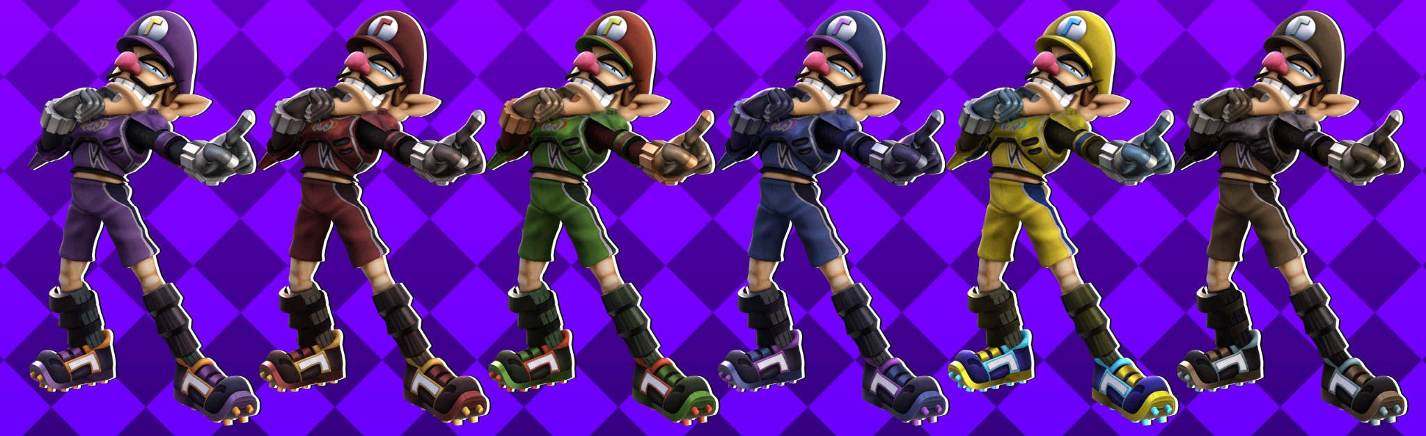 Tyle's Mario Kart World Waluigi Pose Mod for Super Smash Bros. Brawl ...