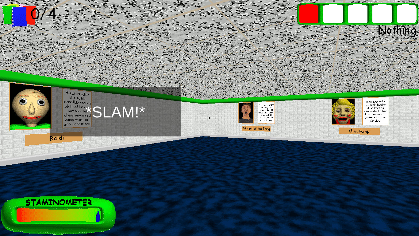 V0.10X School 1 floor Mod for Baldi's Basics | Baldi Mods