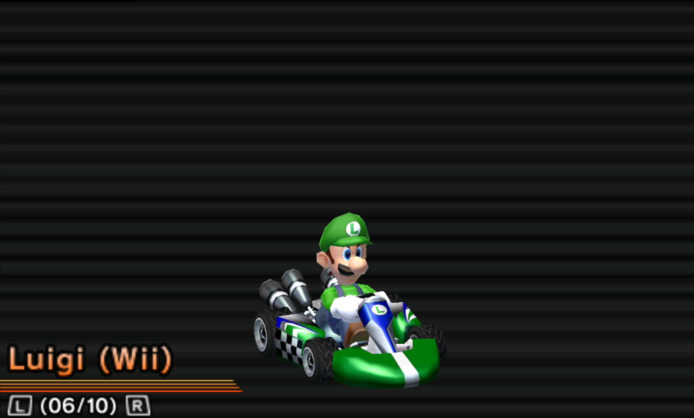 Mario kart Wii menu garage Mod for Mario Kart 7 | MK7 Mods