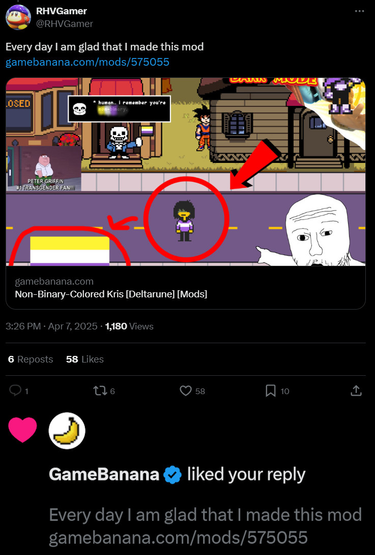 Non-Binary-Colored Kris Mod for Deltarune | DR Mods