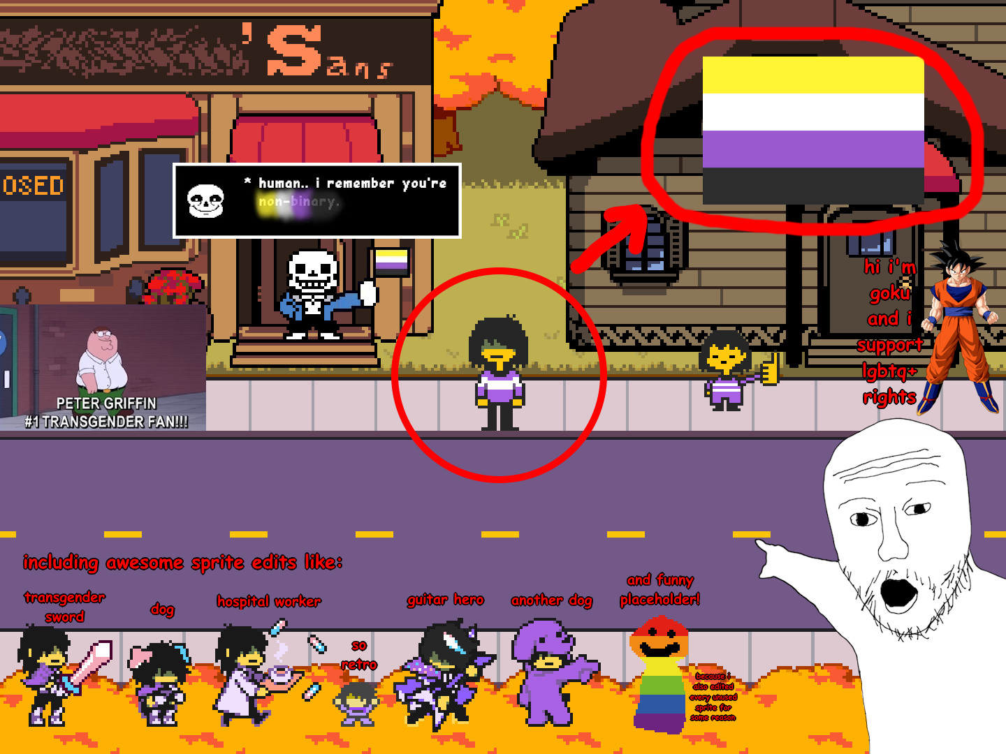 Non-Binary-Colored Kris Mod for Deltarune | DR Mods