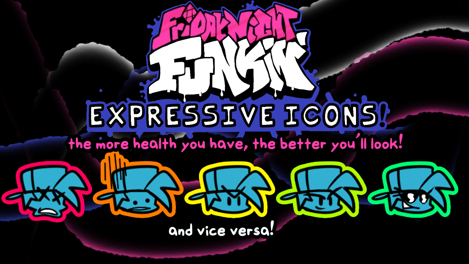 Expressive Health Icons Mod for Friday Night Funkin' | FNF Mods