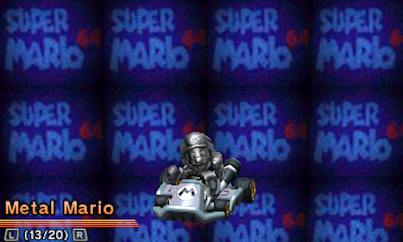 Metal Mario with Puplis Mod for Mario Kart 7 | MK7 Mods