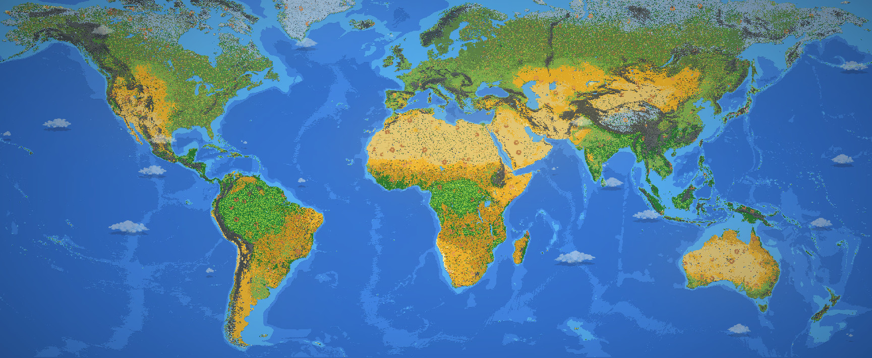 Realistic Earth Map Mod for WorldBox | WorldBox Mods