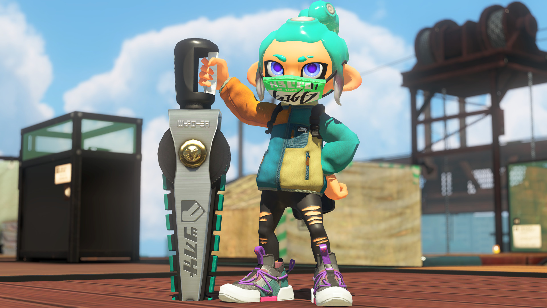 Neo Splatana Stamper Mod for Splatoon 3 | Splatoon 3 Mods