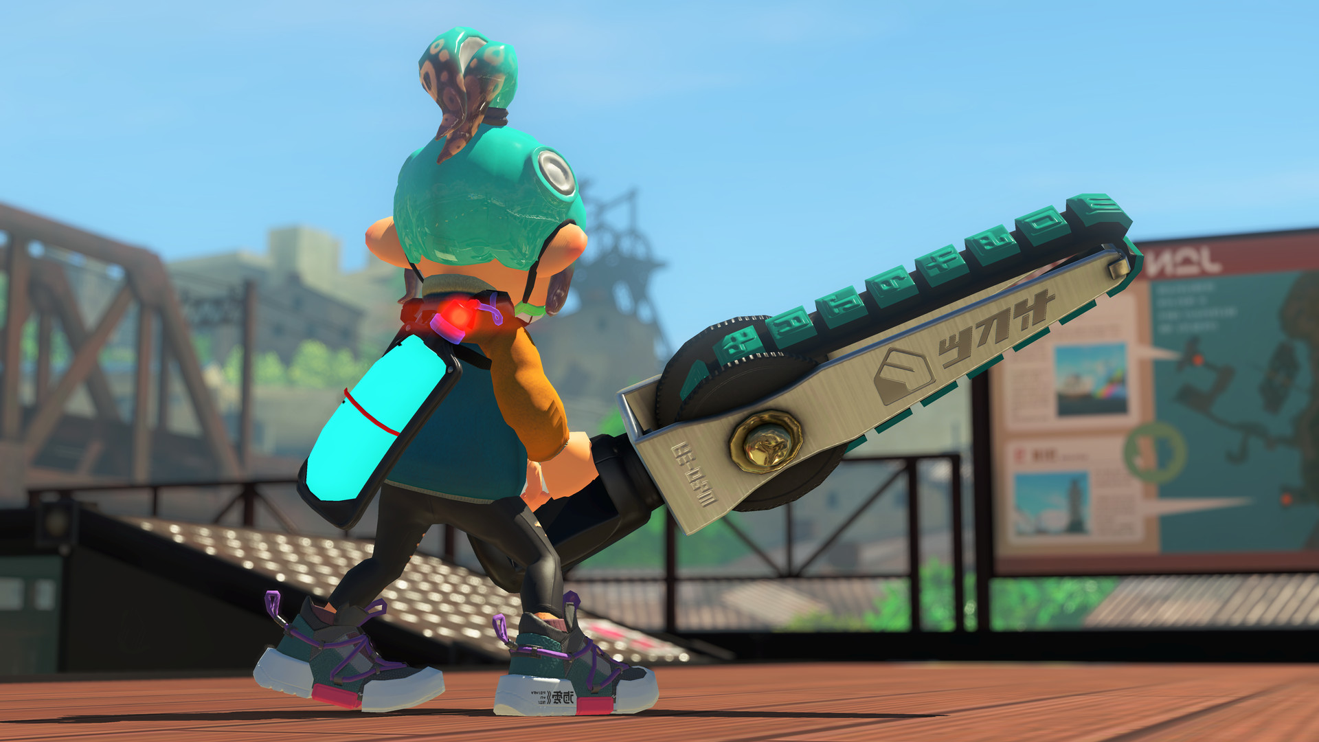 Neo Splatana Stamper Mod for Splatoon 3 | Splatoon 3 Mods