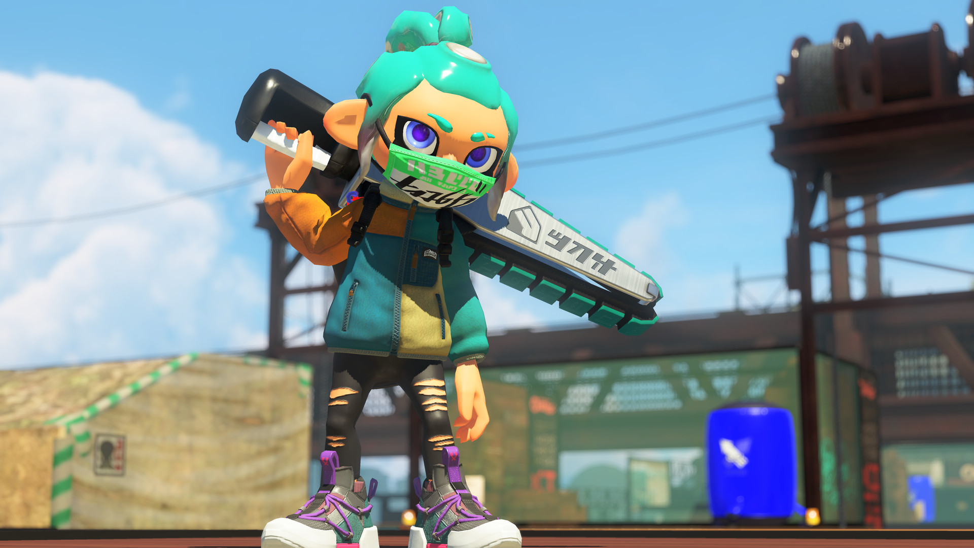 Neo Splatana Stamper Mod for Splatoon 3 | Splatoon 3 Mods