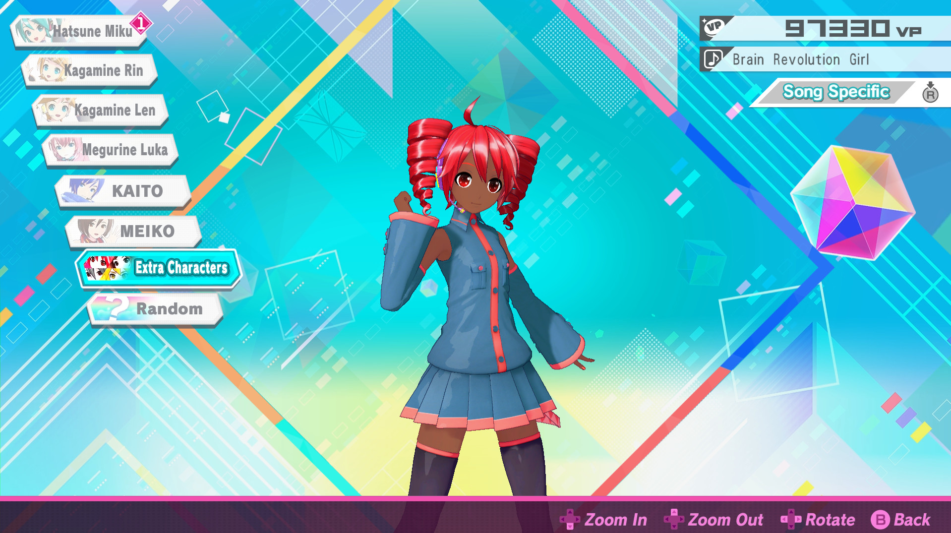 Darkskin Teto mod Mod for Hatsune Miku: Project DIVA Mega Mix+ ...
