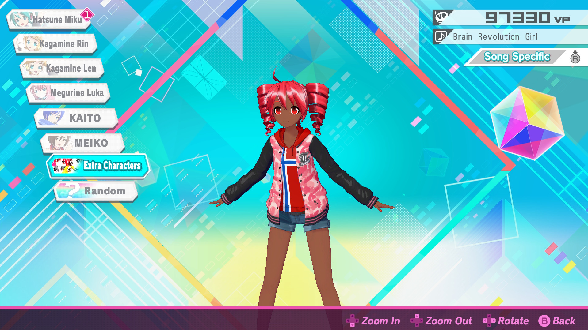 Darkskin Teto mod Mod for Hatsune Miku: Project DIVA Mega Mix+ ...