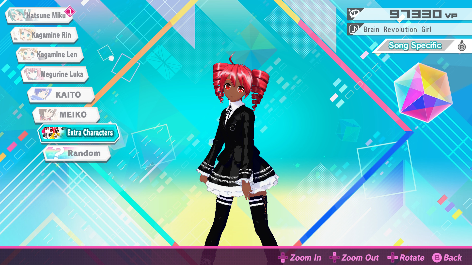 Darkskin Teto mod Mod for Hatsune Miku: Project DIVA Mega Mix+ ...