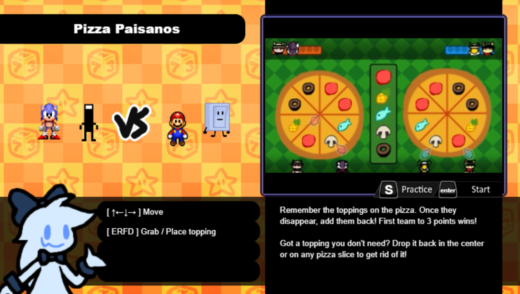 Liy from BFDI playable Mod for Party Project | PProject Mods