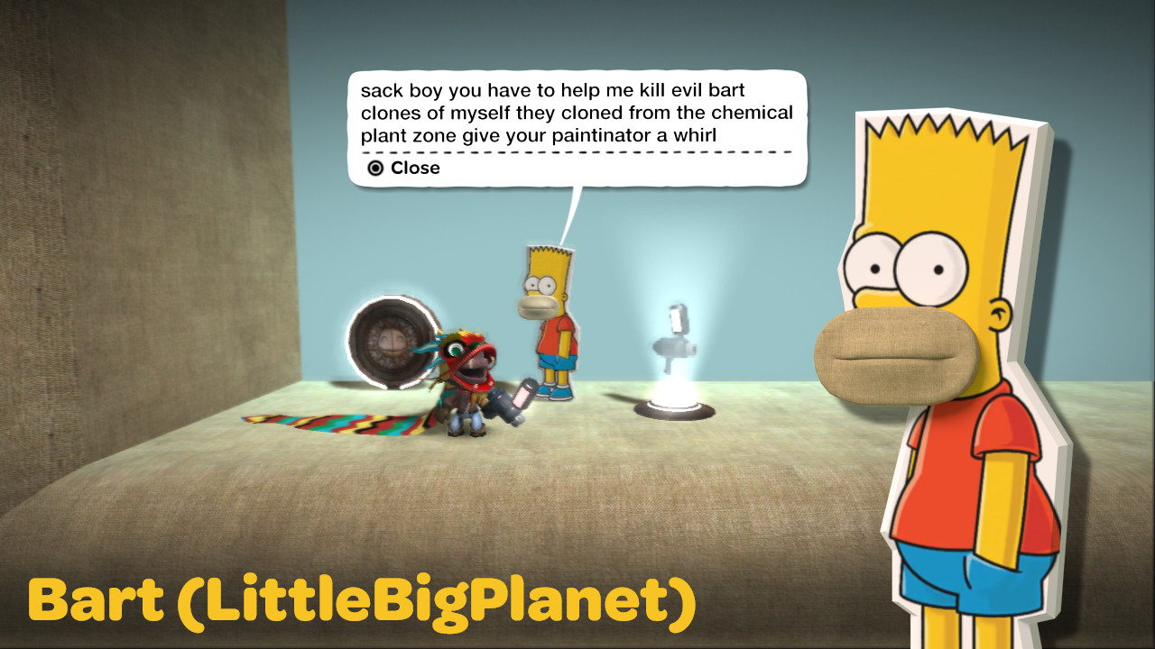 Bart (LittleBigPlanet) Mod for Super Smash Bros. Ultimate | SSBU Mods