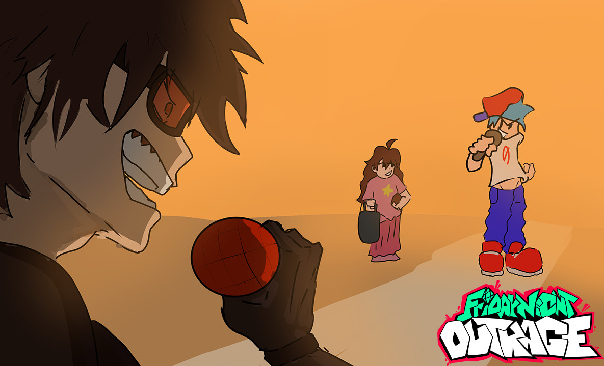 FRIDAY NIGHT OUTRAGE Mod for Friday Night Funkin' | FNF Mods
