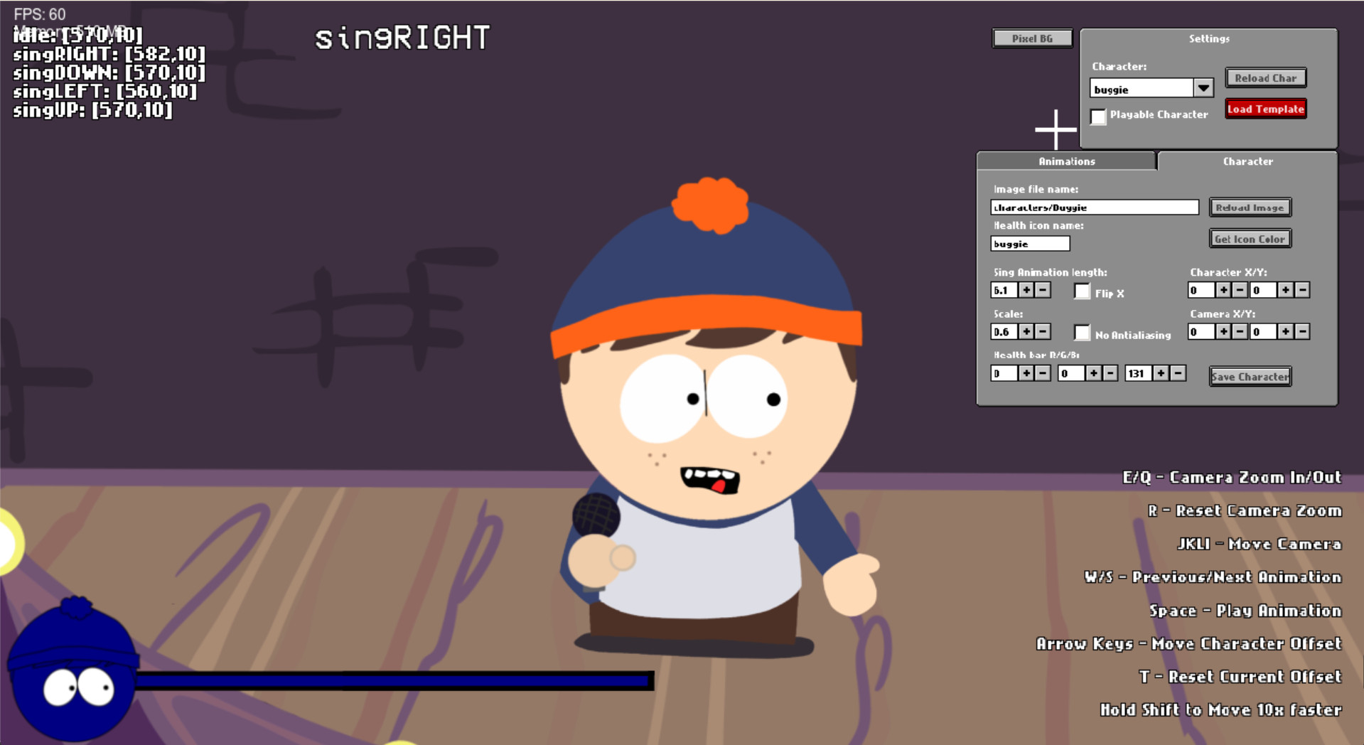 Bluebuggie South Park Sprites Mod for Friday Night Funkin' | FNF Mods