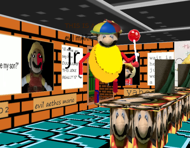 EVIL FLYING MARIOS TAKEOVER Mod for Baldi's Basics | Baldi Mods