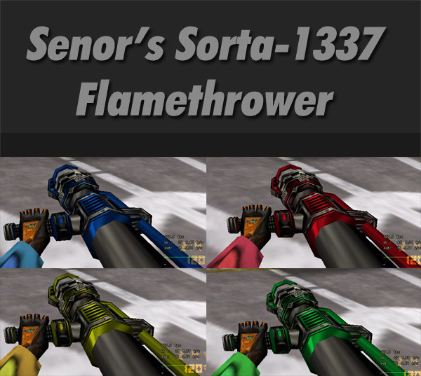 Senor's Teamcolored Weapon Pack Mod for Team Fortress Classic | TFC Mods