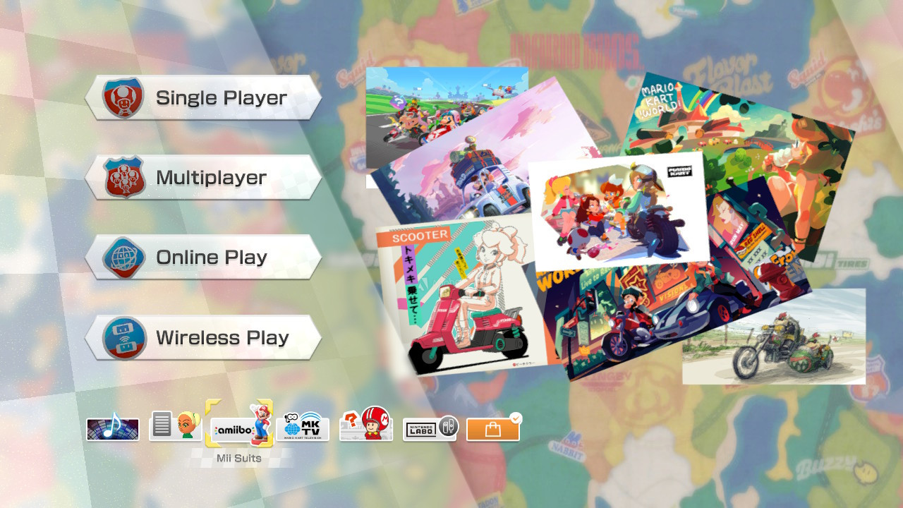 Mario Kart World - Simple Theme Mod for Mario Kart 8 Deluxe | MK8D Mods