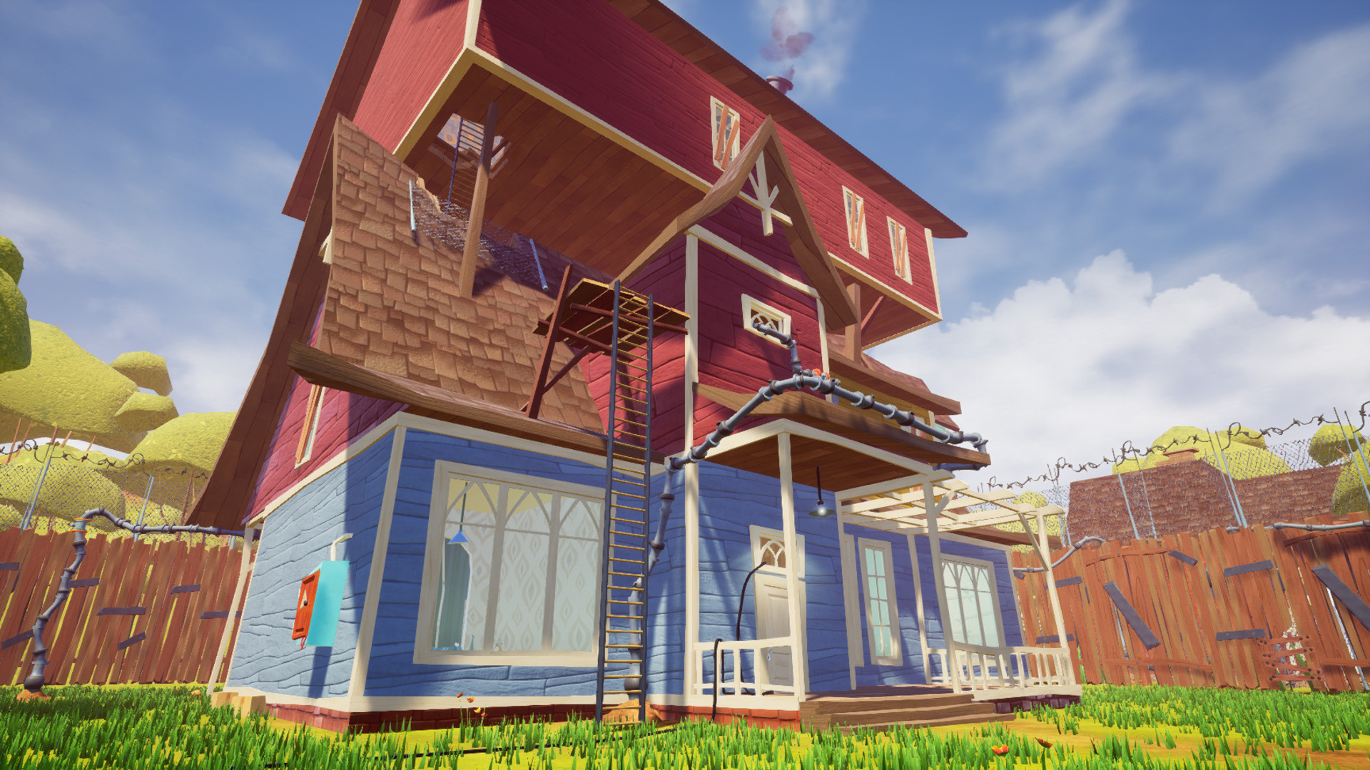 Enhanced lighting in Act 1 and 2 Mod for Hello Neighbor | HN Mods