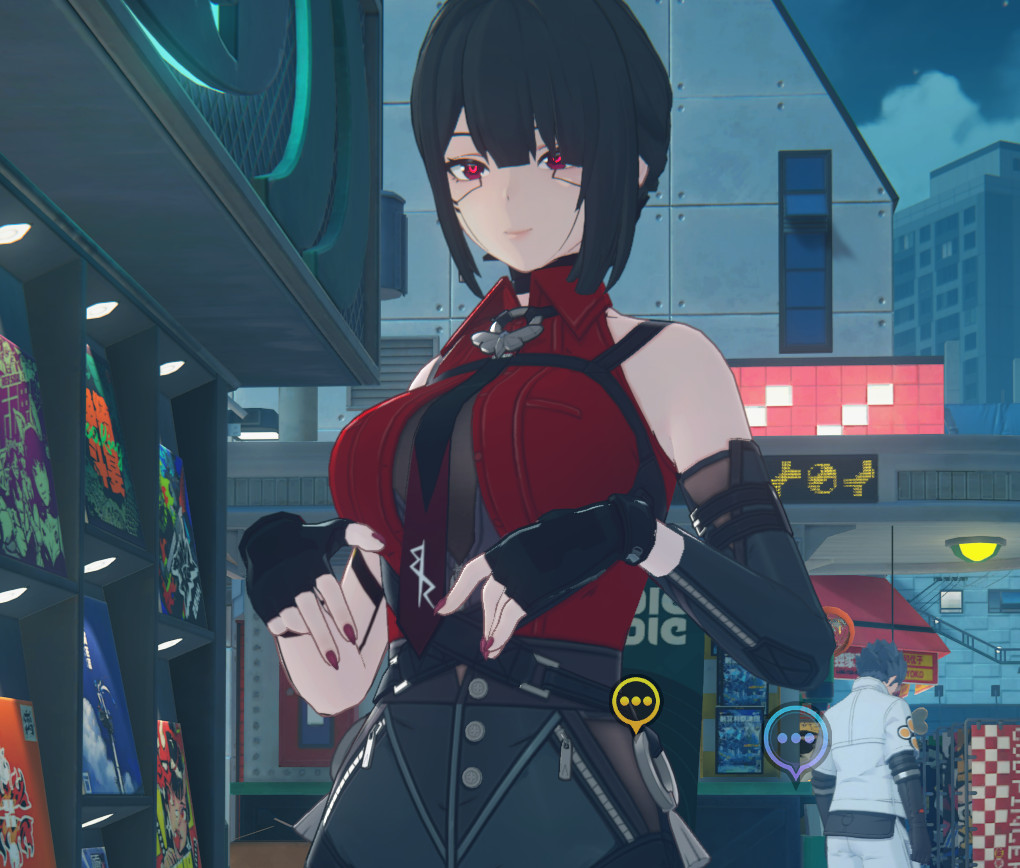 Cyberpunk Redesign Jane Doe in Evelyn's Outfit Mod for Zenless Zone ...