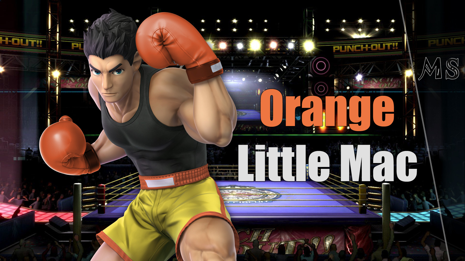 Little Mac Smash 4 Orange Recolor Mod for Super Smash Bros. Ultimate ...