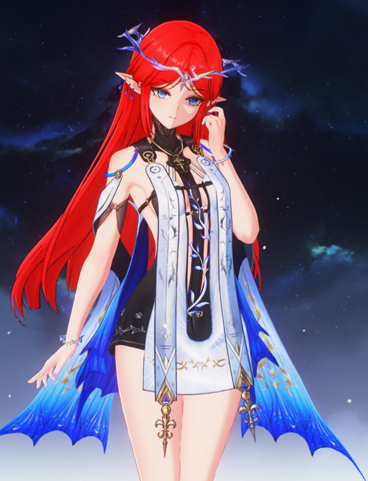 [works with any mod!] Cartethyia hair recolor pack Mod for Wuthering ...