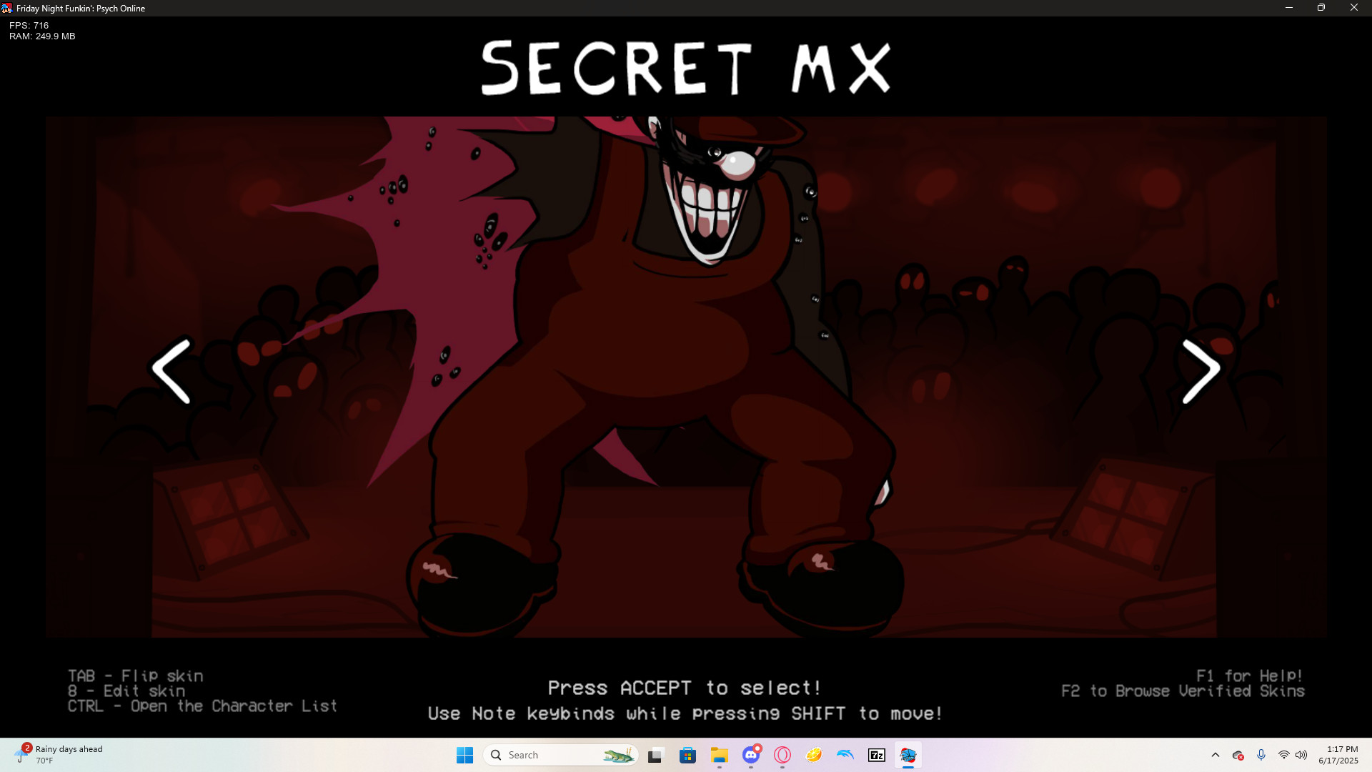 Psych Online Playable Secret Exit Opponents Mod for Friday Night Funkin ...