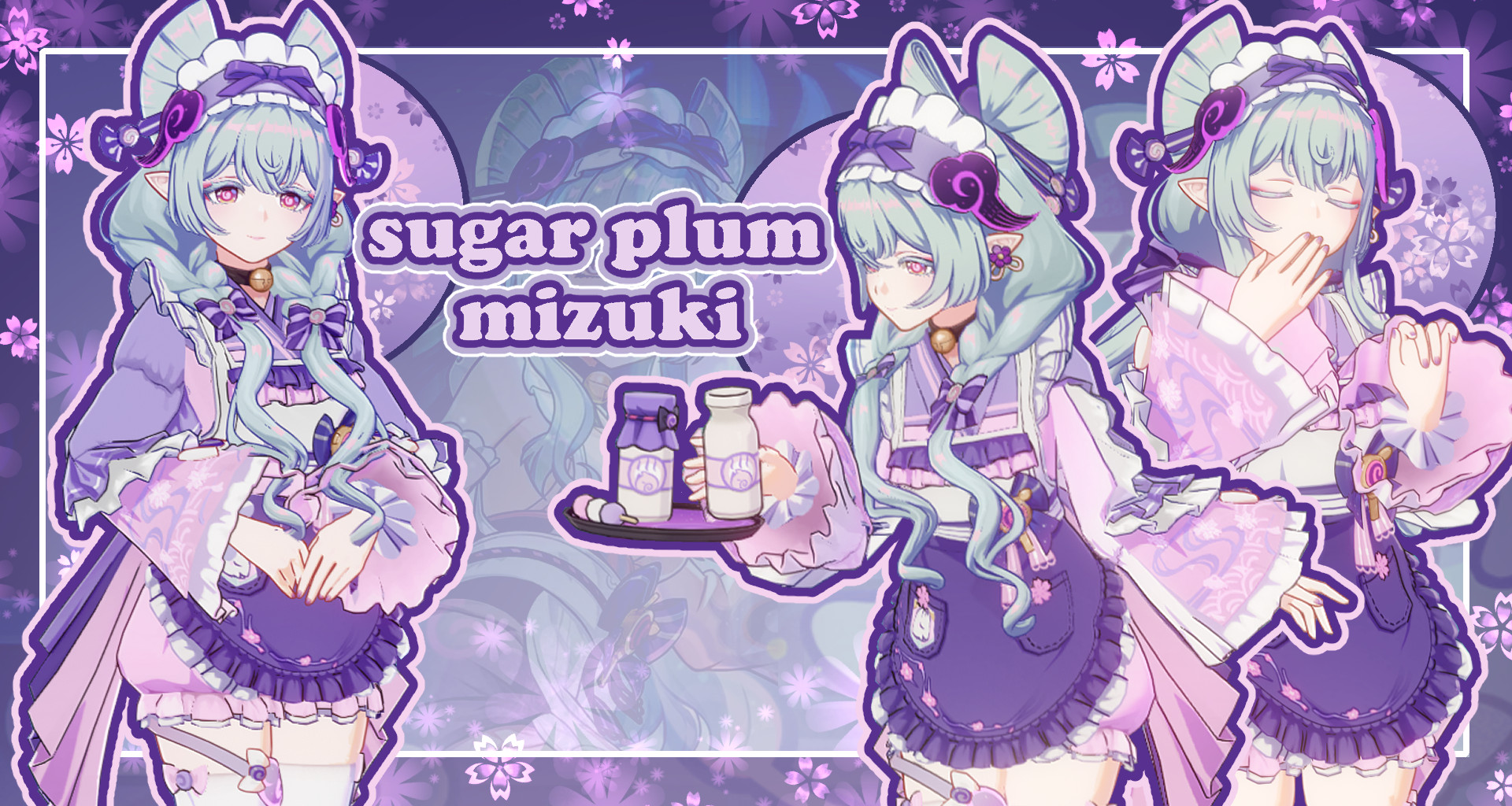 sugar plum mizuki (6 toggles + skill + weapon Mod for Genshin Impact ...