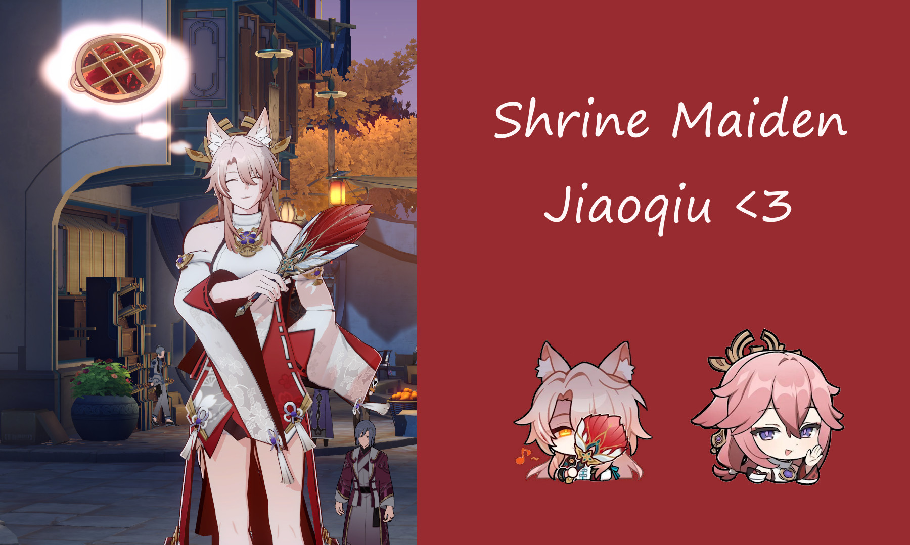 Shrine Maiden Jiaoqiu Mod for Honkai Star Rail | HSR Mods