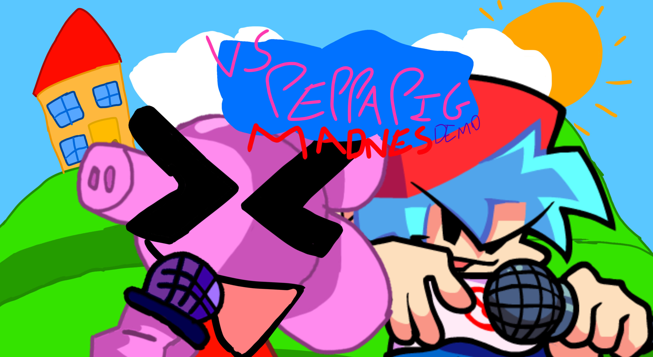 Vs Peppa Pig Madness Demo Mod for Friday Night Funkin' | FNF Mods