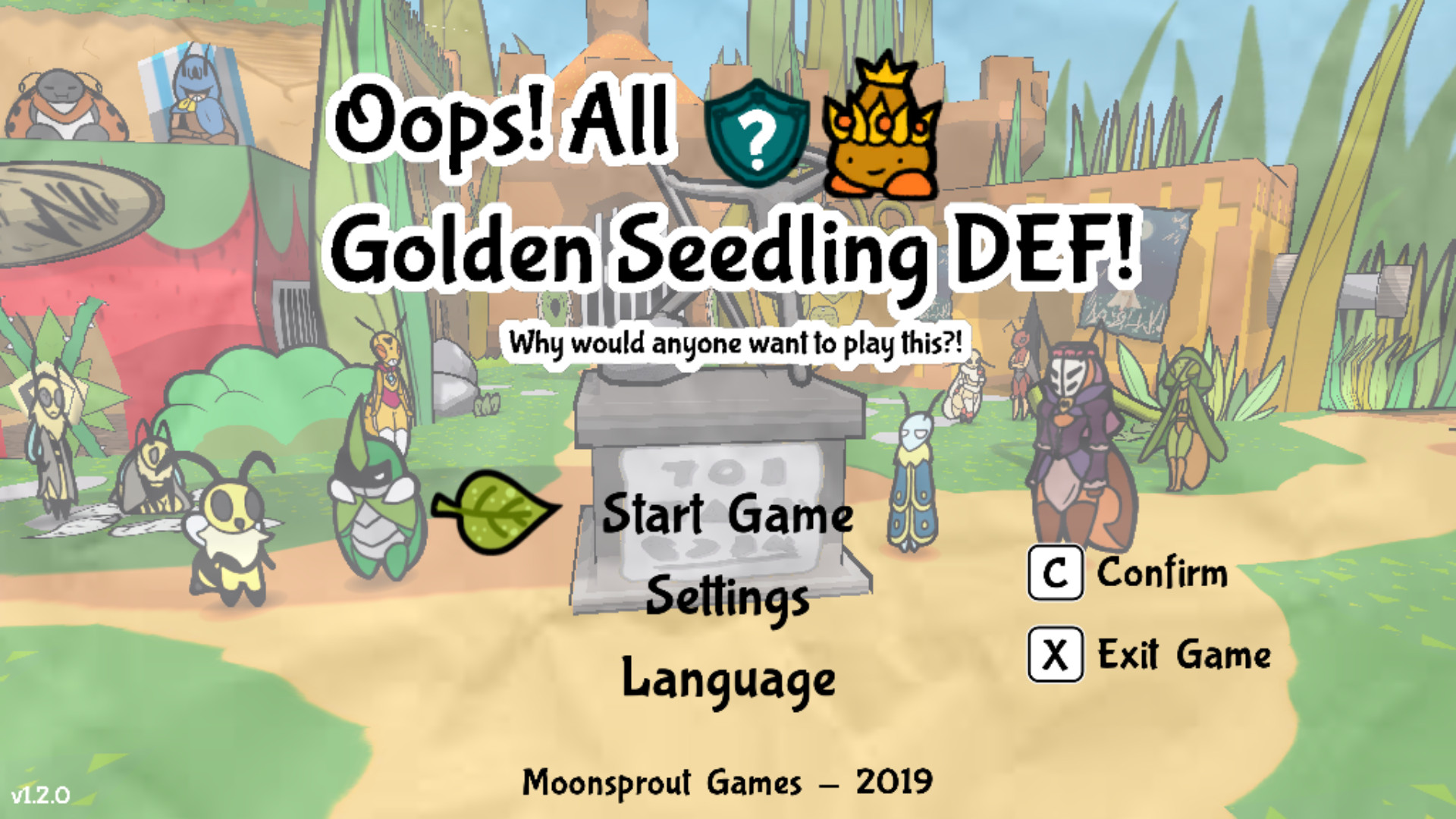 Oops All Golden Seedling Defense! Mod for Bug Fables: The Everlasting Sapling | Bug Fables Mods